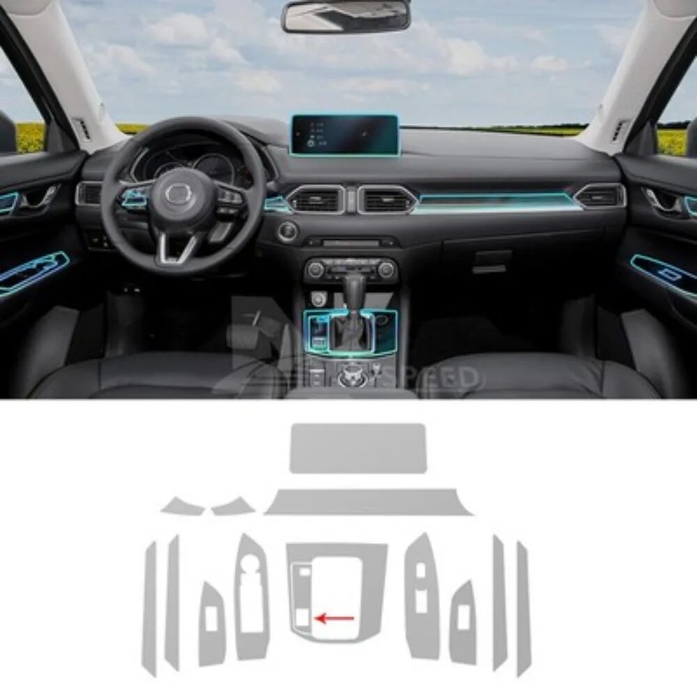 Пленка ТПУ для Mazda CX-5 KF (23-25) LHD, защита салона