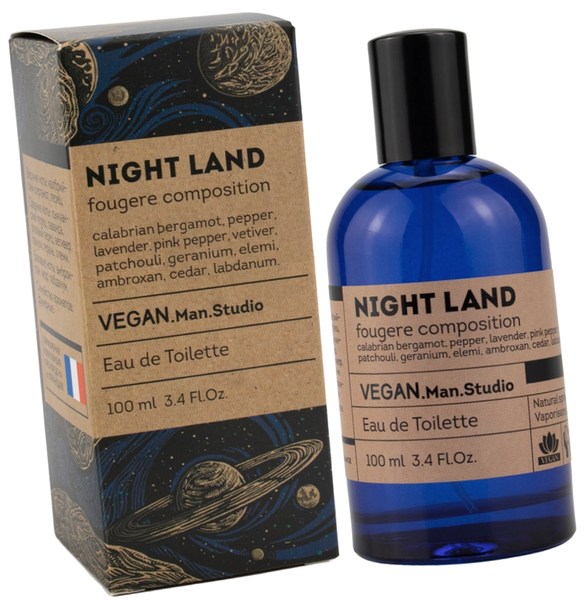 Delta Parfum Vegan Man Studio Night Land eau de toilette 100 мл мужская - Дельта парфюм Студио Найт