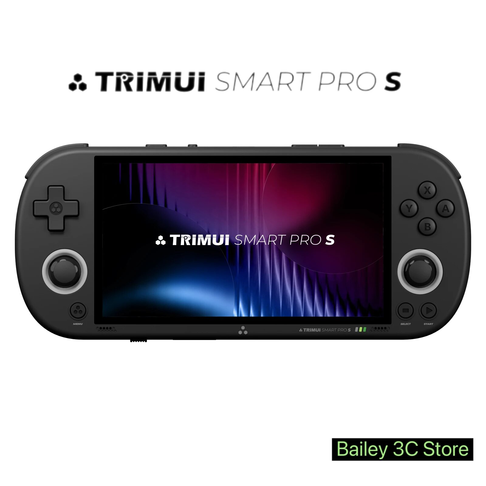 TRIMUI Smart Pro S портативная игровая консоль NO Card, Черный, Black