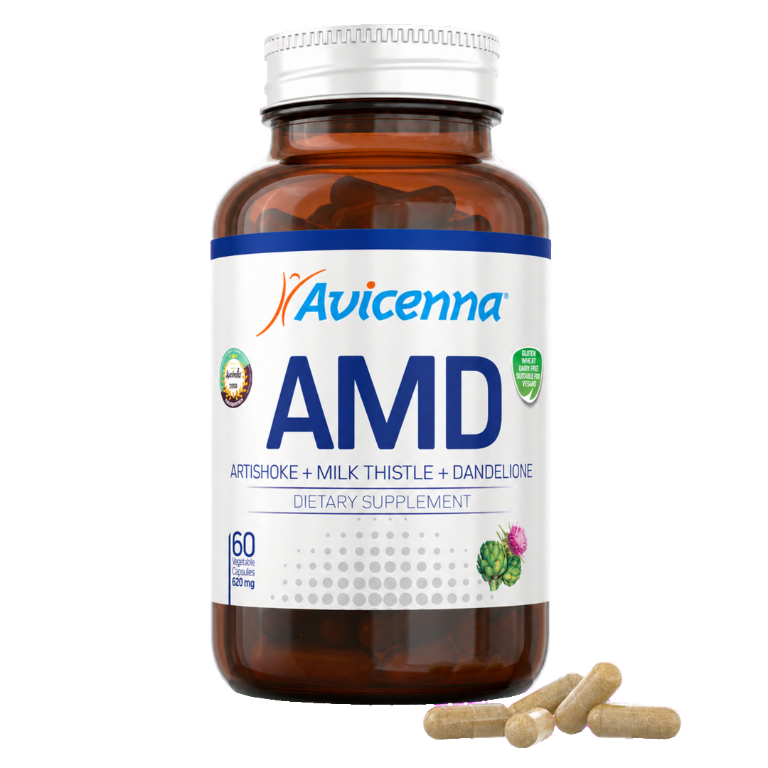 Растительный комплекс АМД Avicenna 60 капсул для печени и желчного пузыря