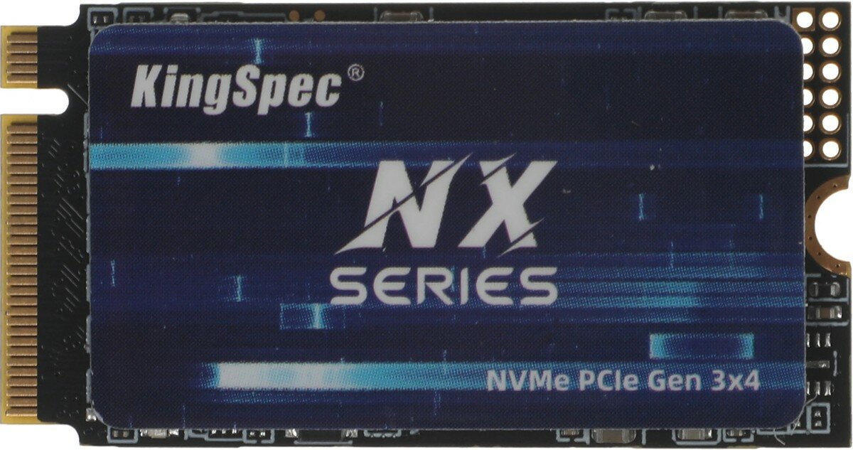 512ГБ SSD накопитель KINGSPEC NXM-512 M.2 2242, PCIe 3.0 x4, M.2