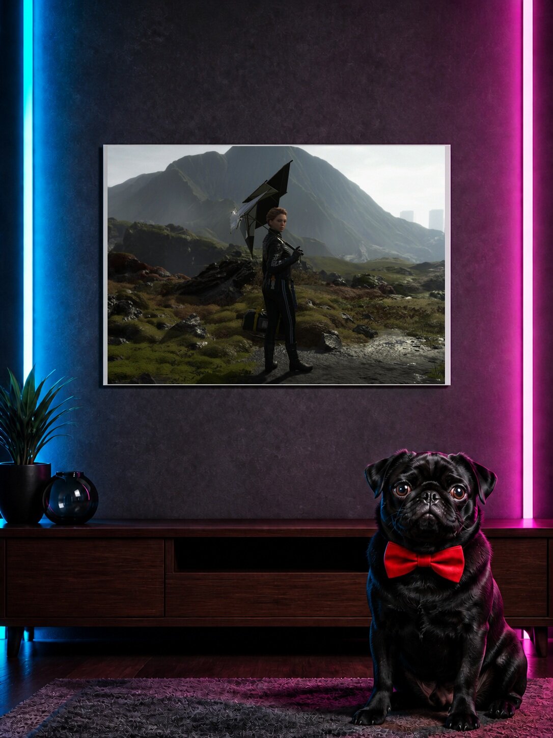 Плакат Death Stranding Легенды — сюжетная игровая компози A3