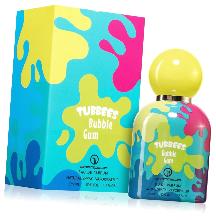 Парфюмерная вода унисекс 50 мл / Tubbees Bubble Gum / Тубиз Бабл Гам