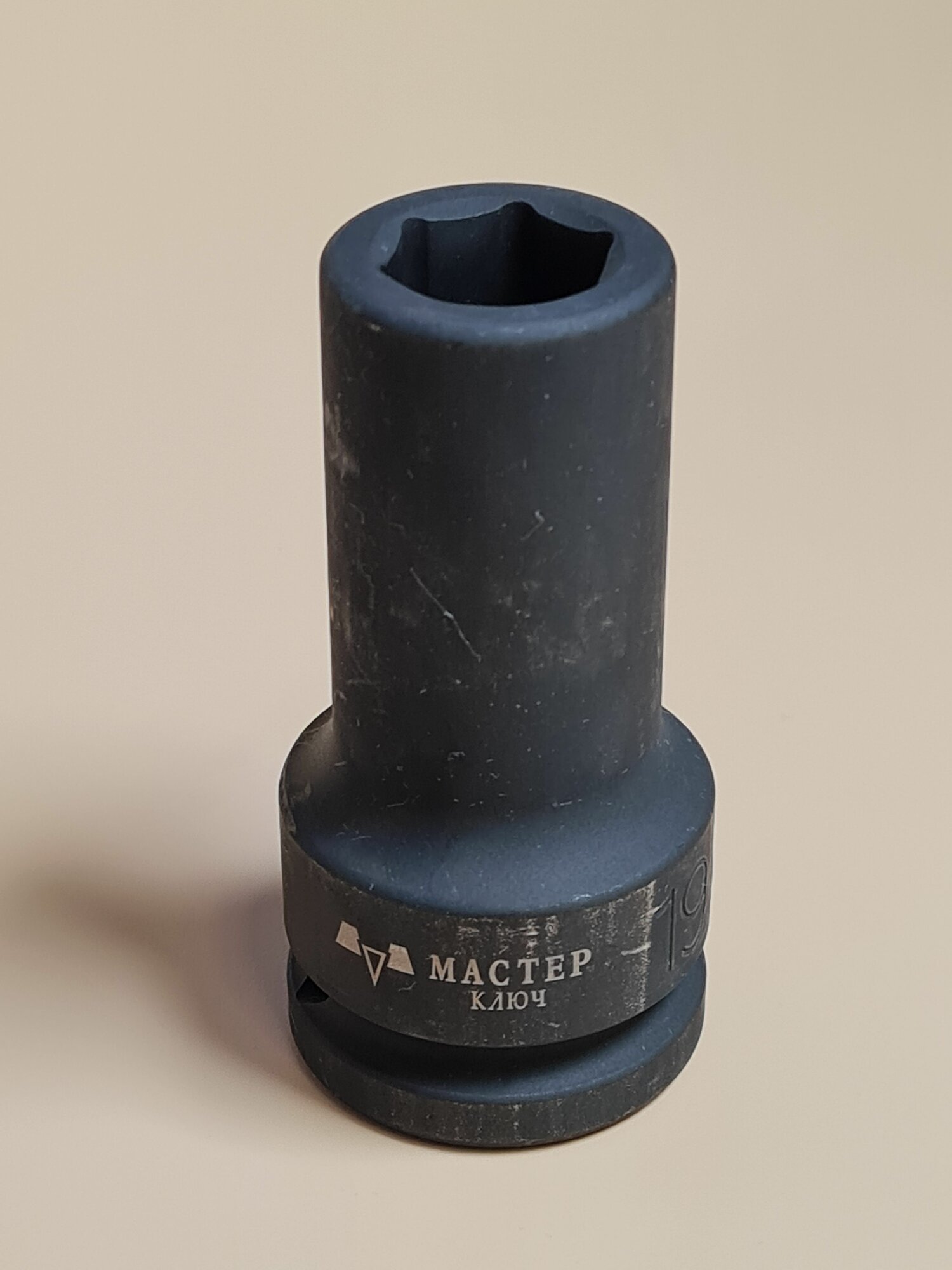 Мастер Ключ Головка торцевая ударная 3/4" 19 мм высокая МК565519