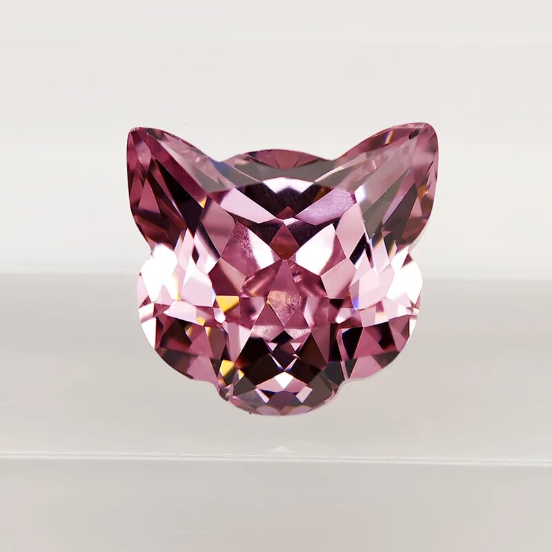 Lucky Cat Cut бисер 7x7 мм Fancy Purple Pink