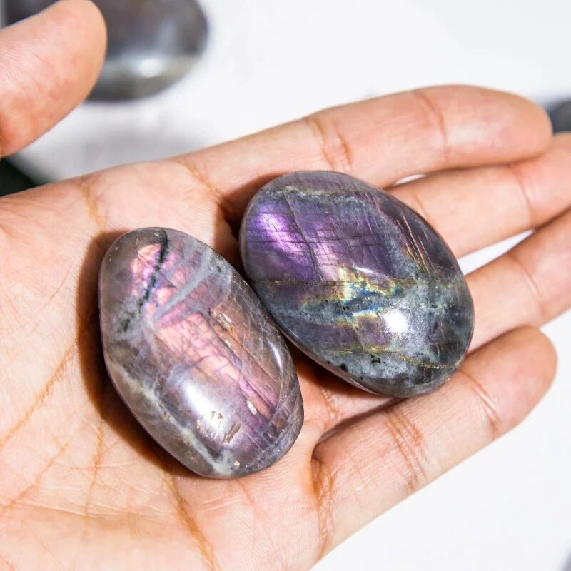 Лабрадорит CrystalHola с фиолетовым отливом 2pc random(50-100g)