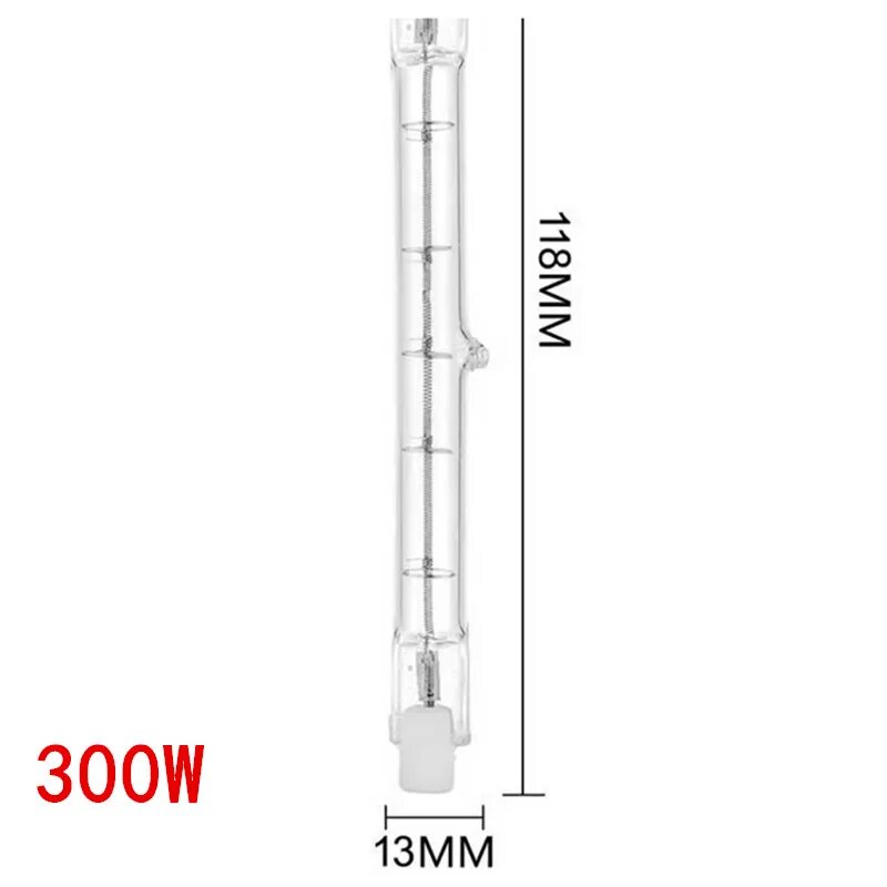 Галогенная лампа R7S J118мм 300W 10PCS