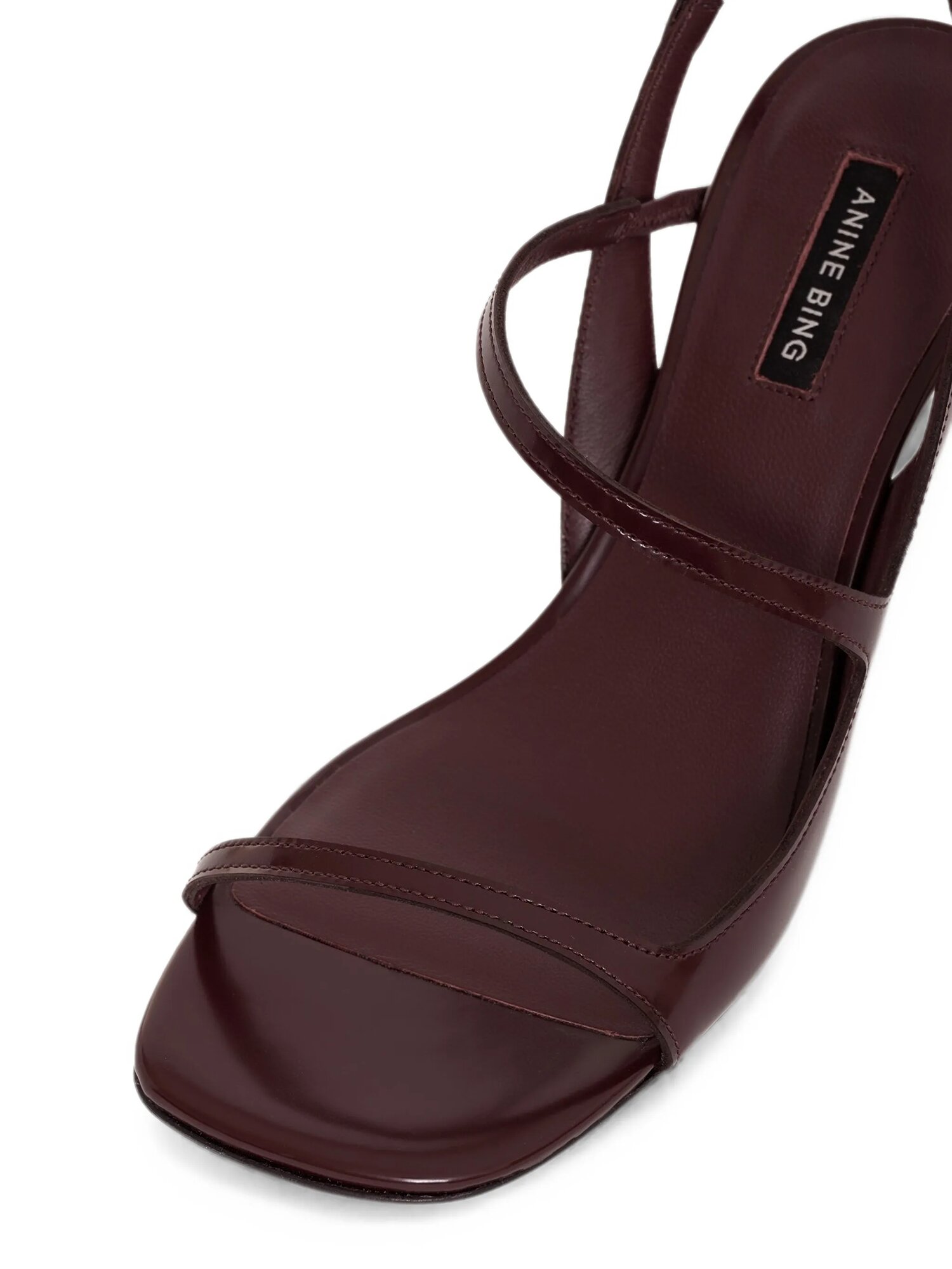 Босоножки ANINE BING Iva sandals smooth, размер 38, красный — фото 1
