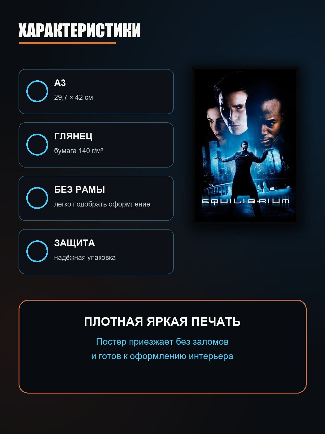 Постер Эквилибриум — фото 1