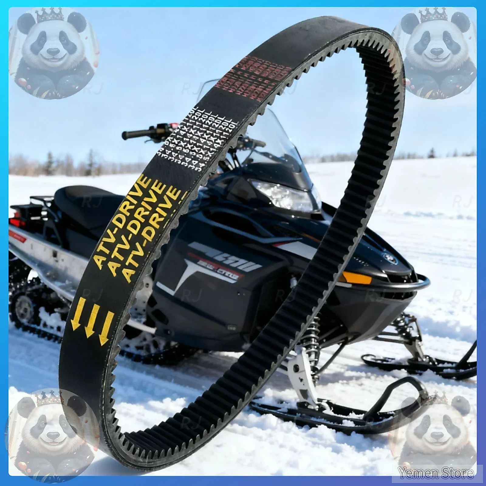 Ремень для снегохода 34.5х14-1120 ремень вариатора для снегохода Yamaha, Тайга, Буран, вариаторный ремень 34,5 х 14 х 1120