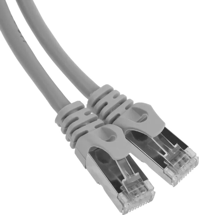 Патч-корд CABLEXPERT PP6-20M литой (molded), FTP, кат.6, 20м, 4 пары, 24AWG, алюминий омедненный, многожильный, серый