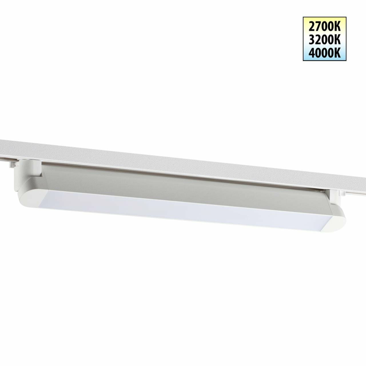Трековый светильник Iter Novotech 359794, белый, LED, 24 Вт, высота 5.9 см