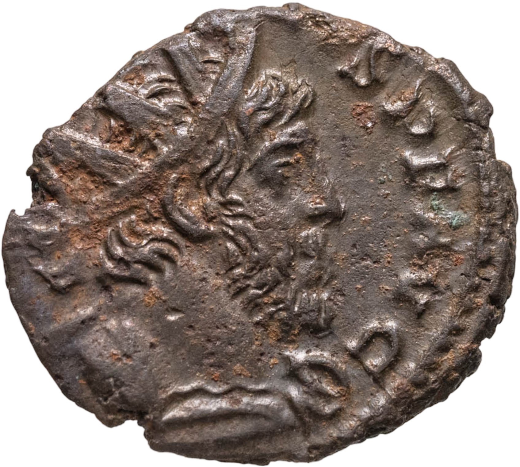 Римская Империя, Тетрик, 270-273гг, Антониниан, Медь, в сохранности F-VF