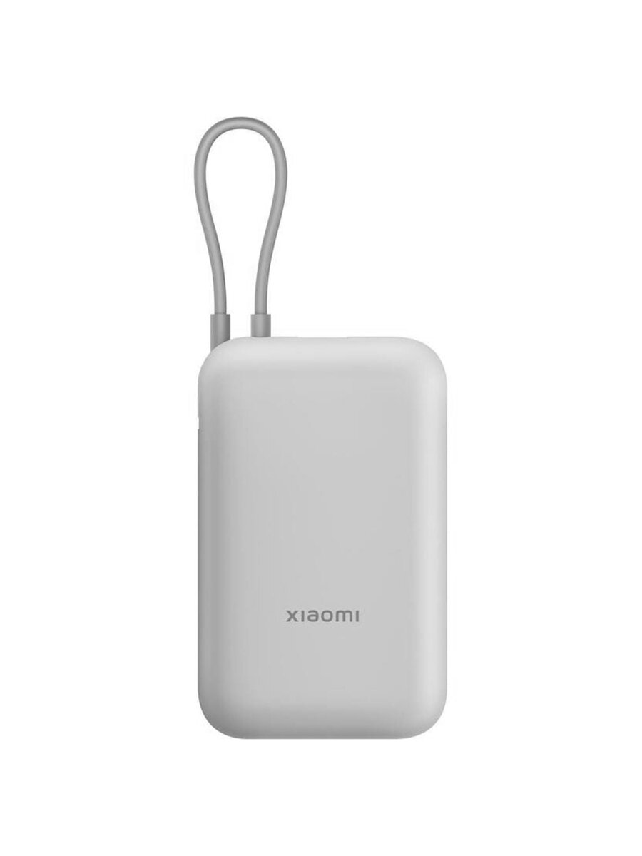 Xiaomi BHR9738GL 20000 mah Внешний аккумулятор, серый, Integrated Cable