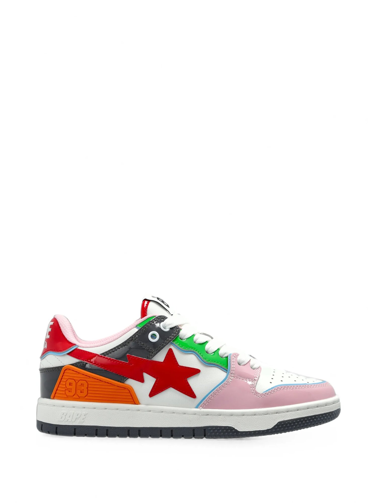 Кроссовки A BATHING APE Sk8 Sta logo-patch sneakers