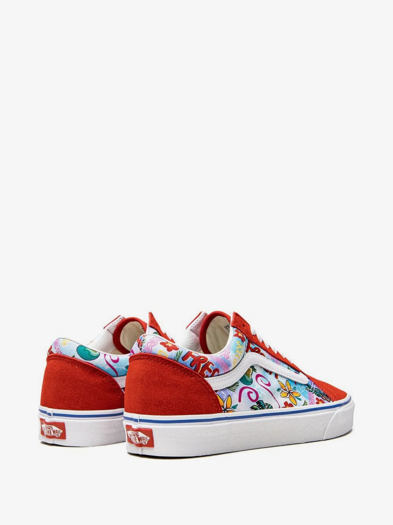 Кроссовки VANS Old Skool Low, размер 5.5, красный — фото 1