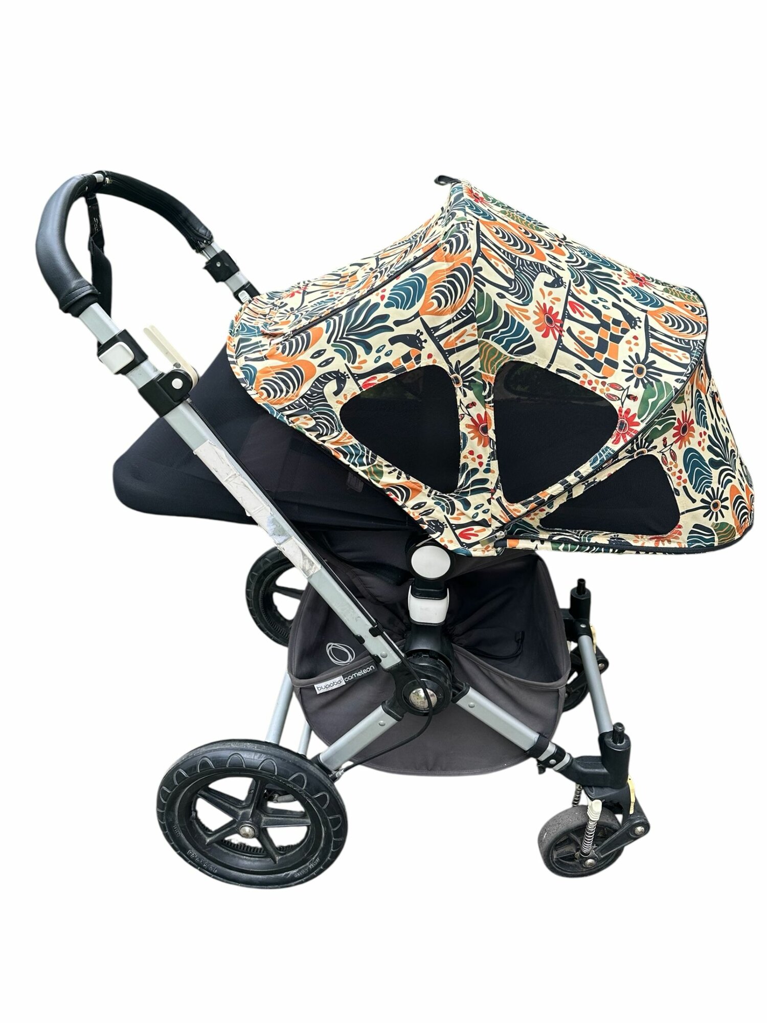 Капюшон летний Africa фирмы BABYNITTO для колясок Bugaboo Cameleon Fox Lynx