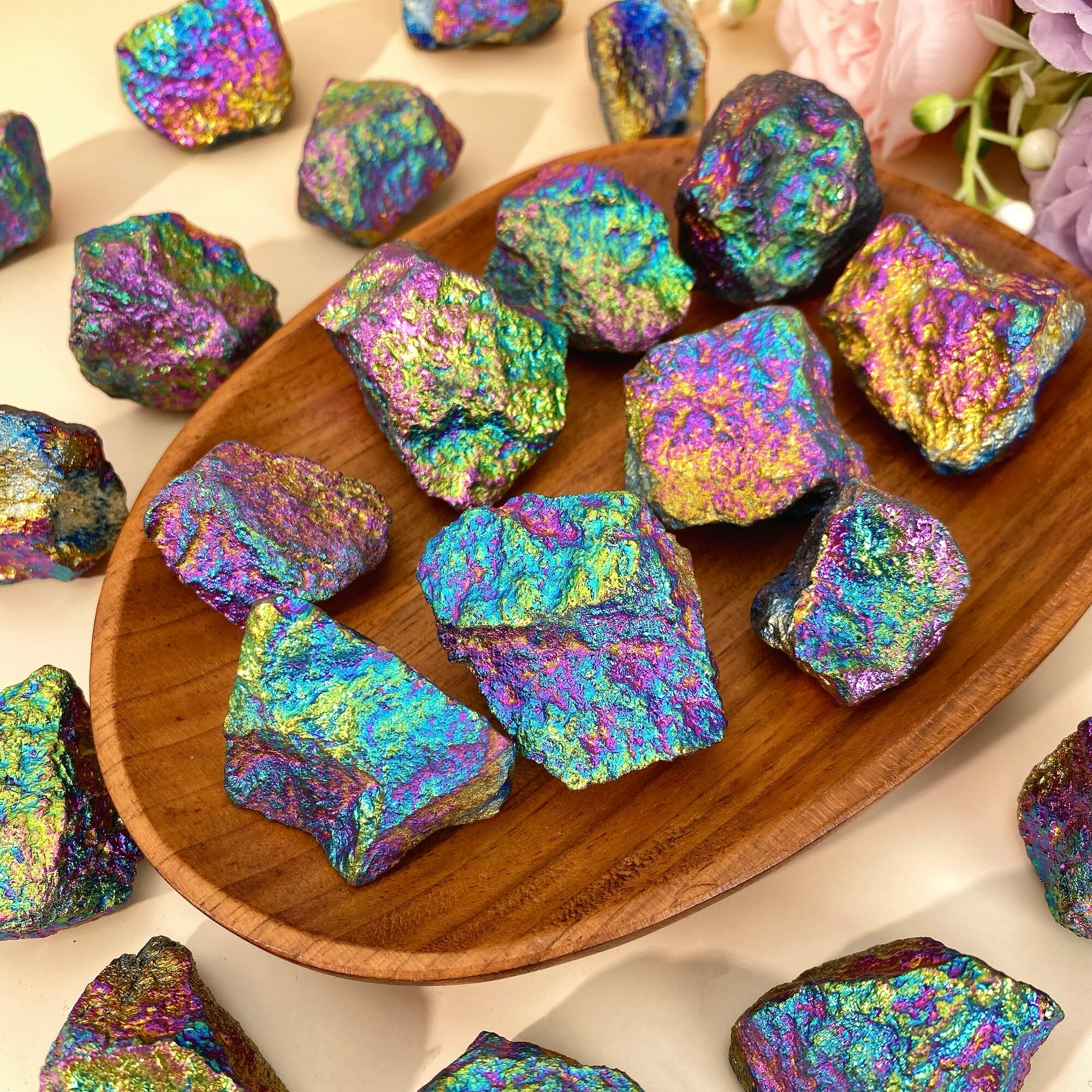 Медный минеральный камень для декора 20-50g