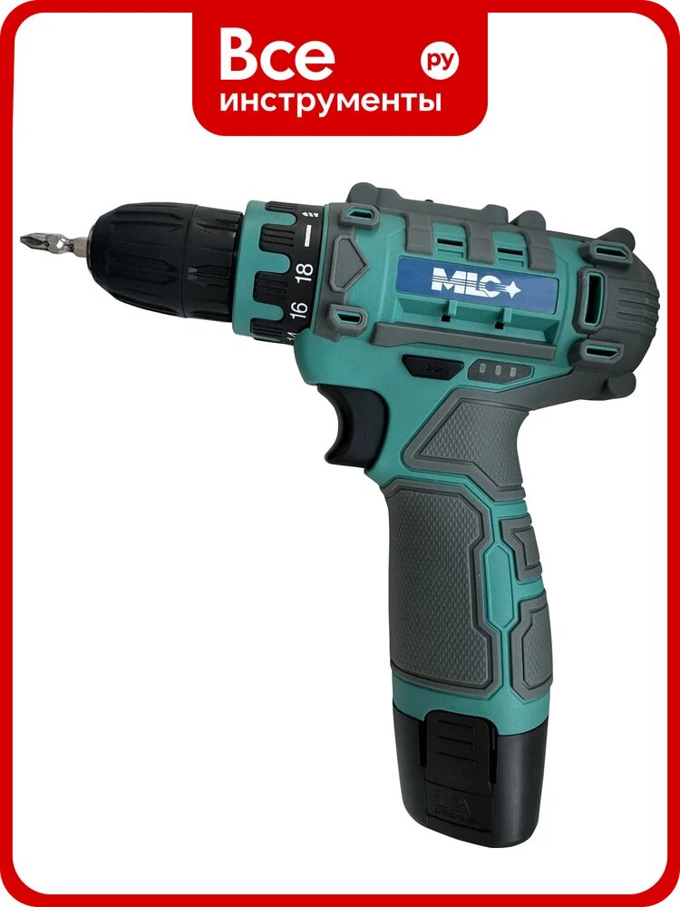 Дрель-шуруповерт аккумуляторный MLC 12V YH6016