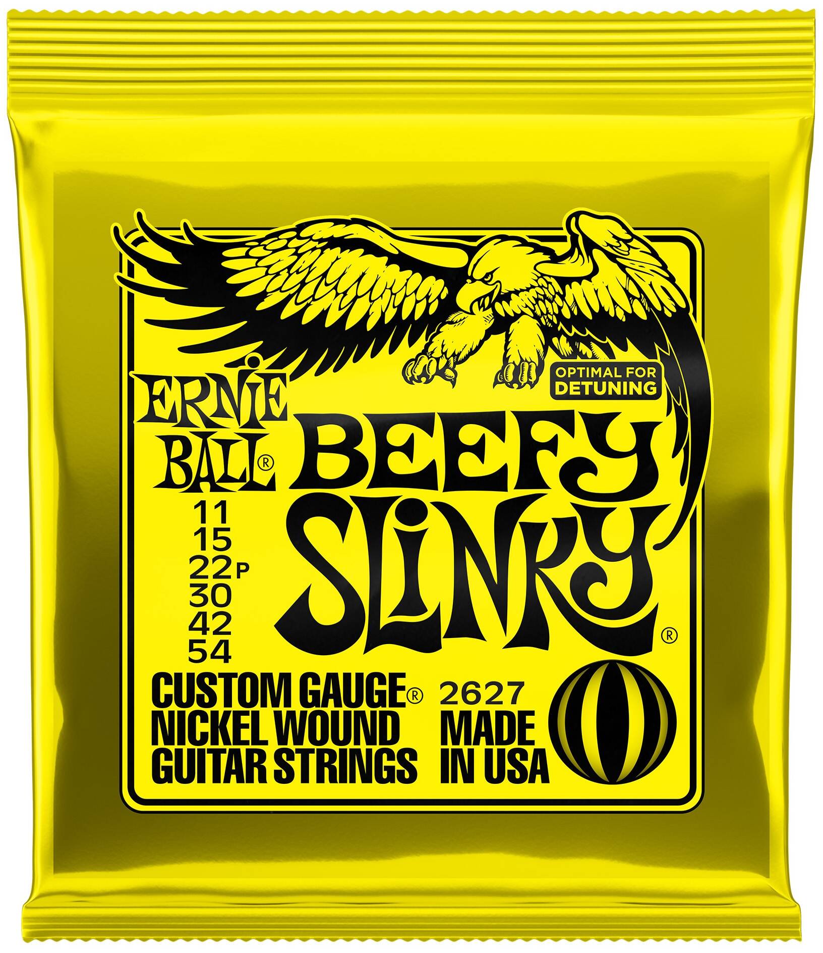 ERNIE BALL 2627 Nickel Wound Slinky Beefy 11-54 - Струны для электрогитары