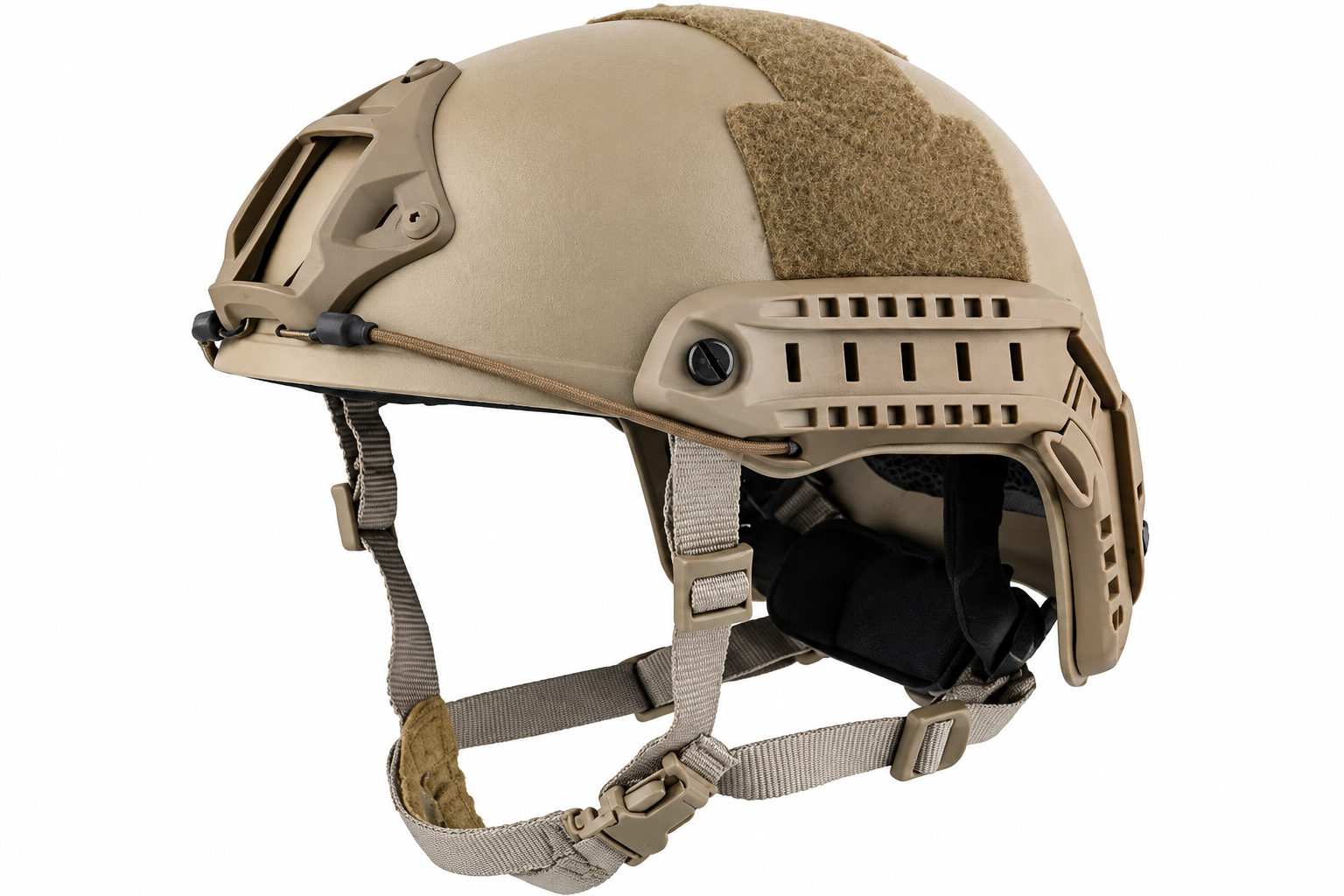 Шлем EmersonGear "Fast Helmet", для страйкбола и пейнтбола, ABS-пластик, песочный, размер one size