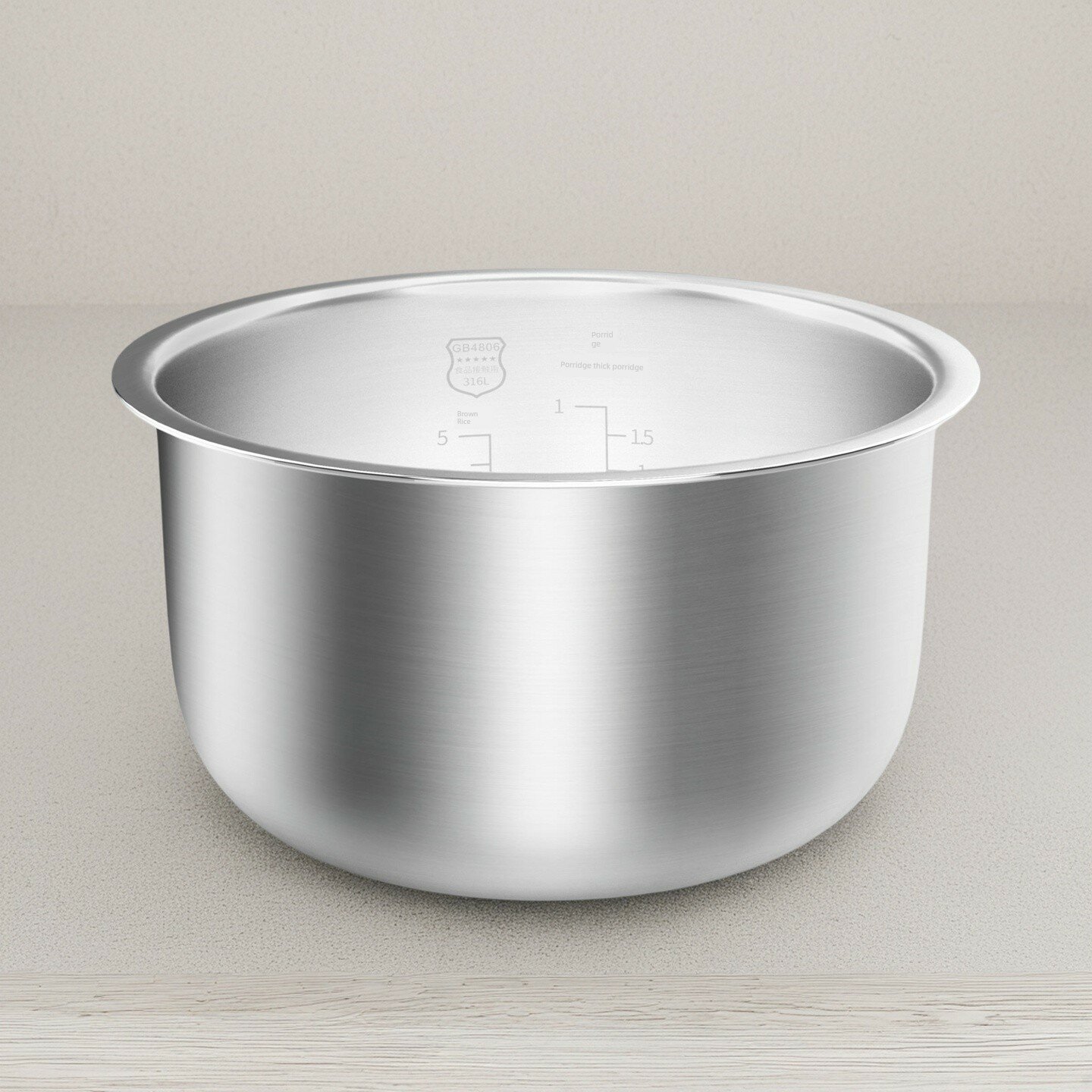 Внутренняя чашка для рисоварки Midea FC4011B из нержавеющей стали 316L, универсальная 2L 3L 4L 5L