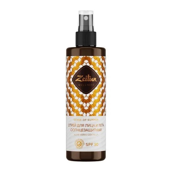Солнцезащитный спрей для лица и тела SPF30 Ритуал солнца Zeitun 200мл