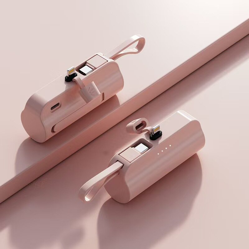 Портативный аккумулятор Power Bank Mini 10000 мА·ч, белый, совместим с iPhone и Android, быстрая зарядка