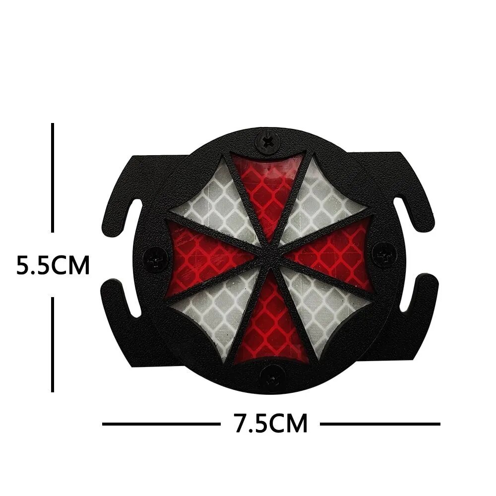 Отражающая маркировка "Зонт" в стиле Umbrella Corporation, 7.5х5.5 см