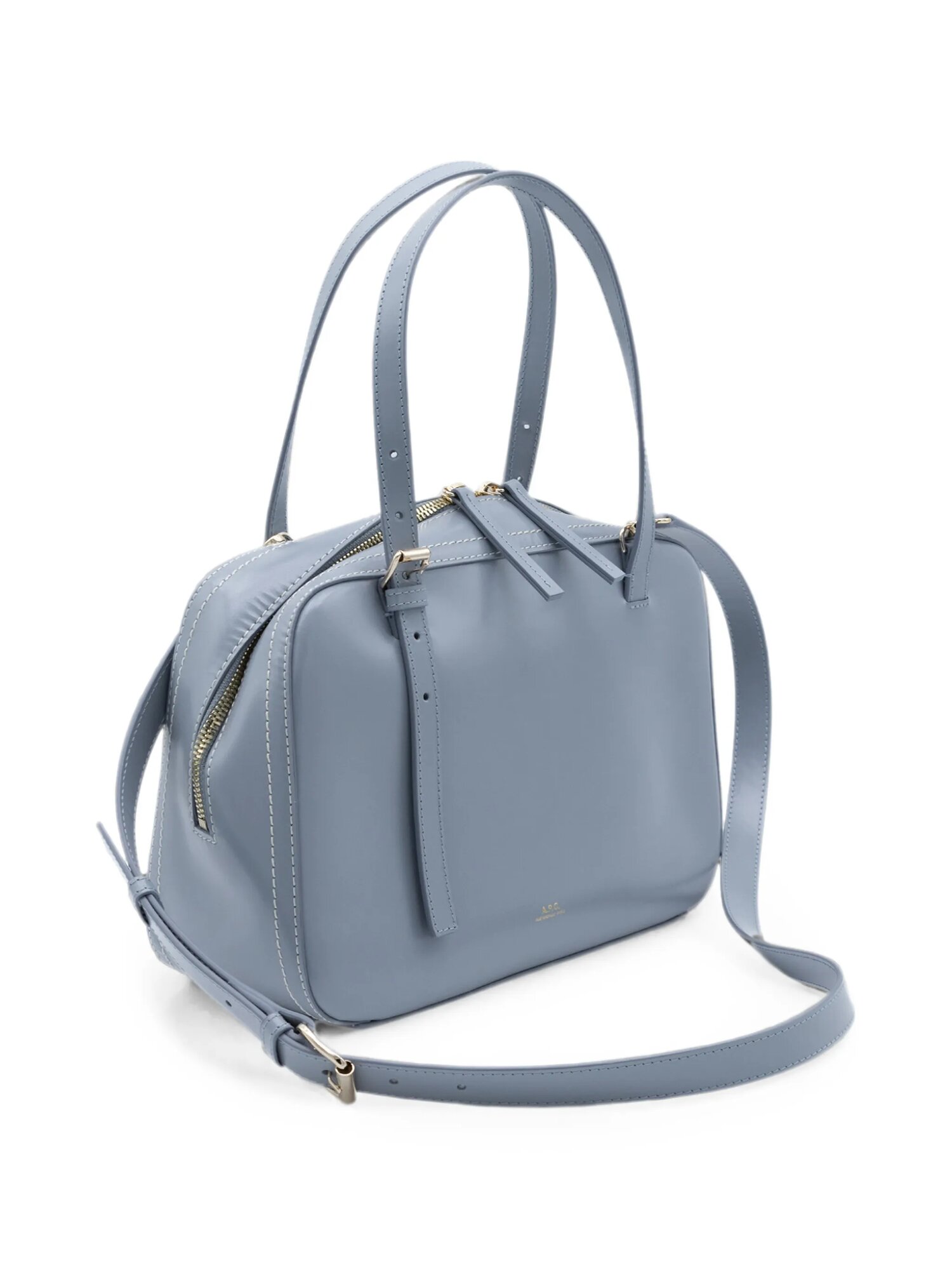 Сумка A.P.C. Virginie Box, blue — фото 1