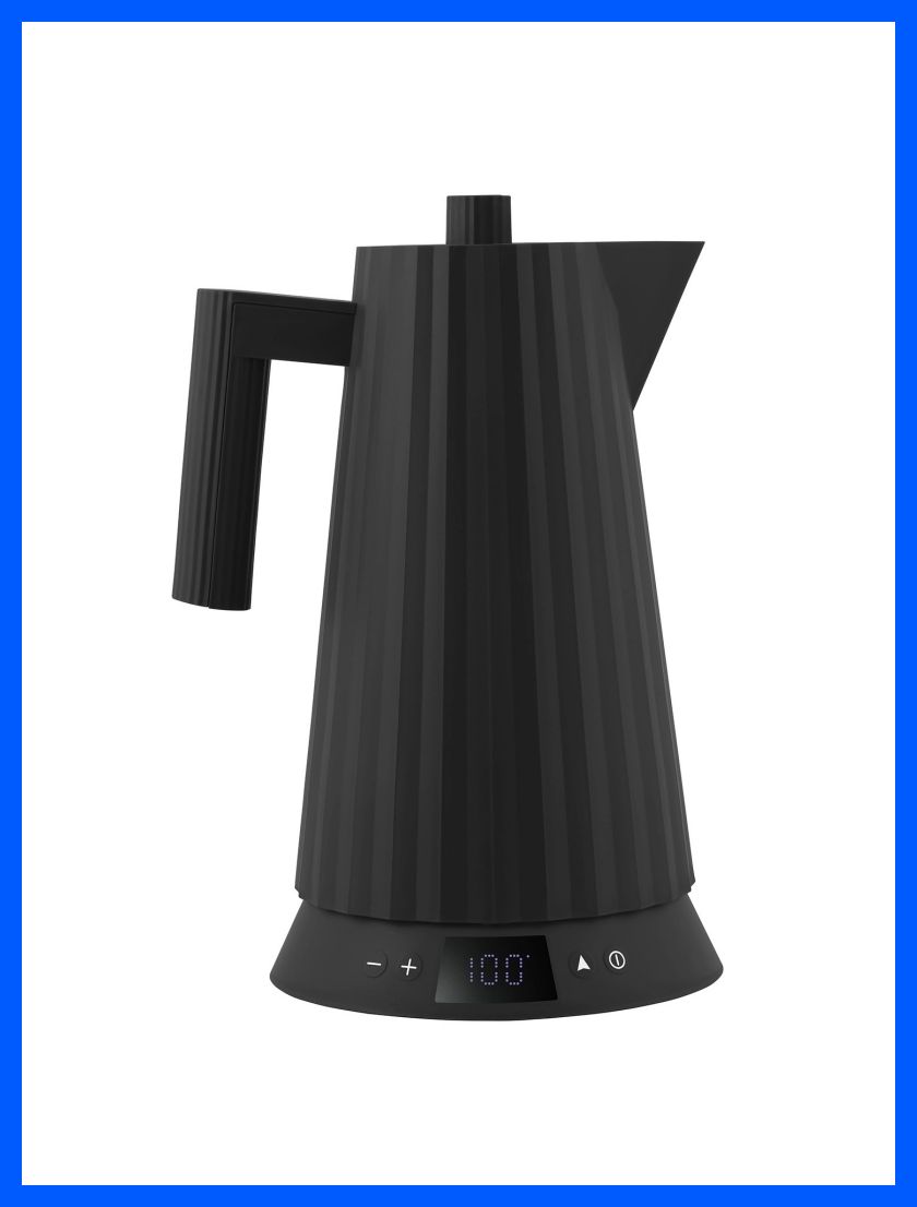 Alessi Электрический чайник Plisse MDL21, черный