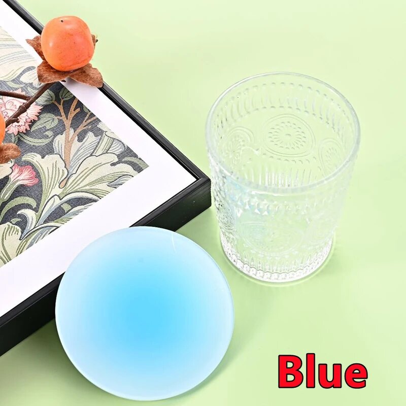 Акриловые подставки под чашки, 6 цветов Blue