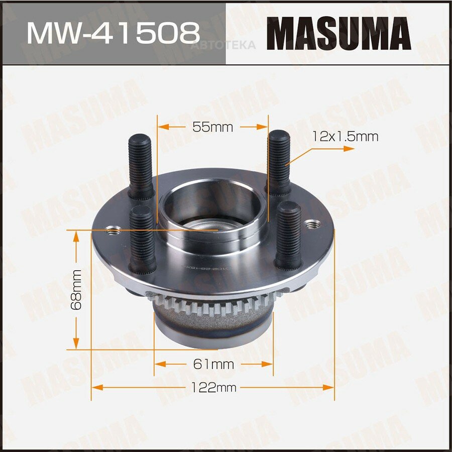 Ступица с подшипником MAZDA DEMIO задн. MASUMA MW41508