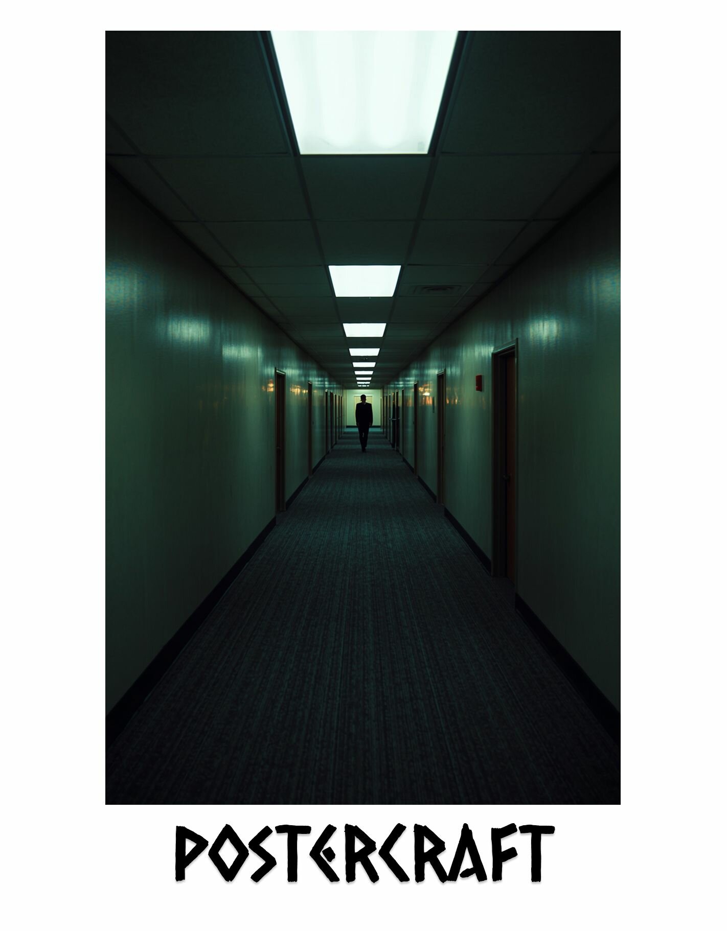 Постер "Backrooms Liminal" (Хоррор), 29.7х42см, А3, глянцевый