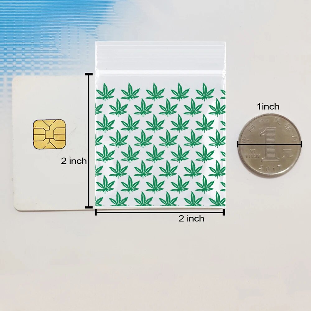 Сумки-запаковщики 50шт, gleaf20, 2x2 дюйма