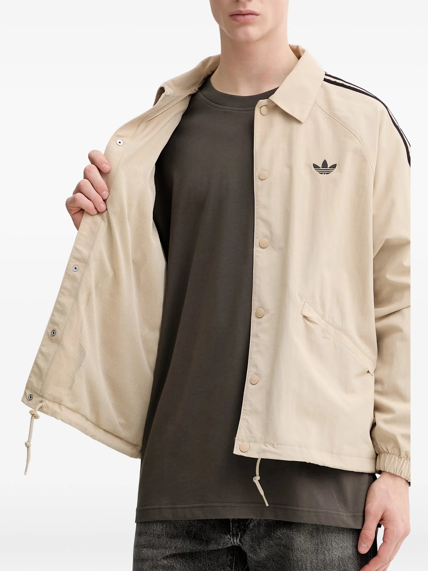 Куртка adidas 3-Stripes track jacket, размер 48 GER, разноцветный — фото 1