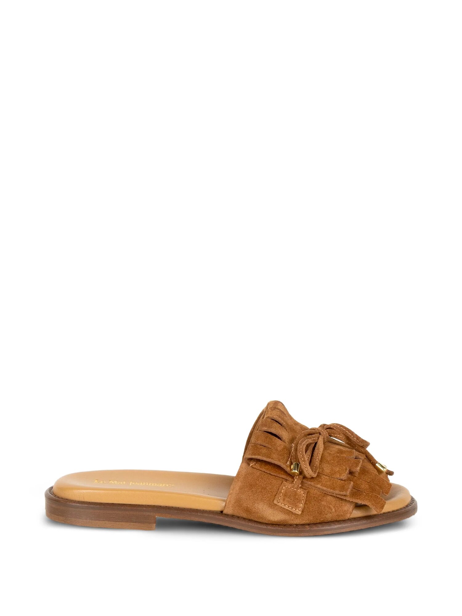 Босоножки Fringed bow-detail sandals