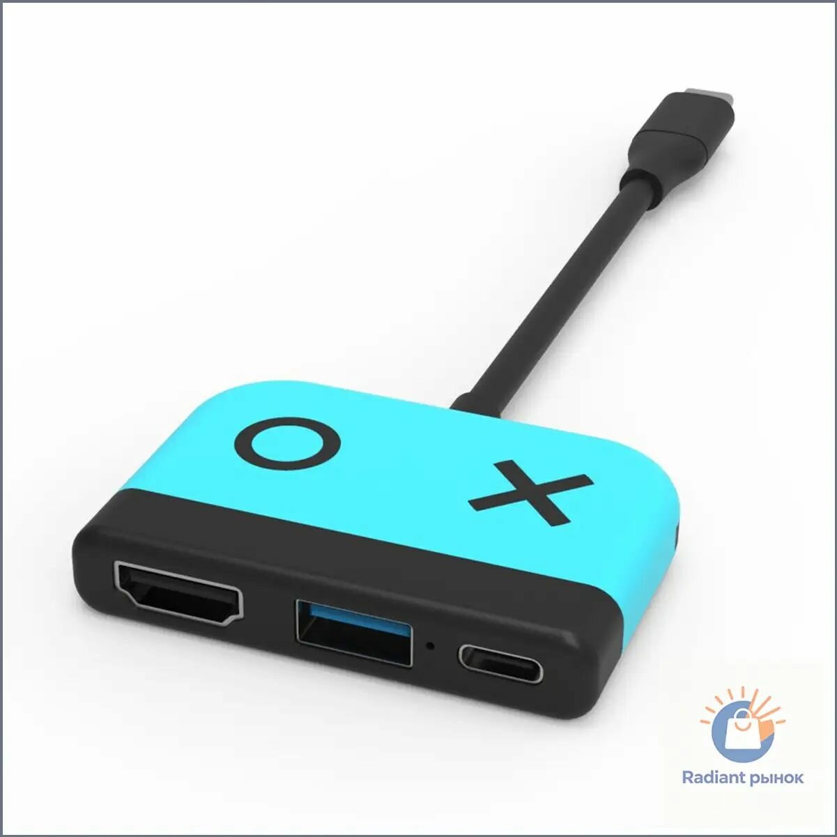 Адаптер Type-C HDMI для Nintendo Switch, поддержка 4K, USB 3.0 и Type-C