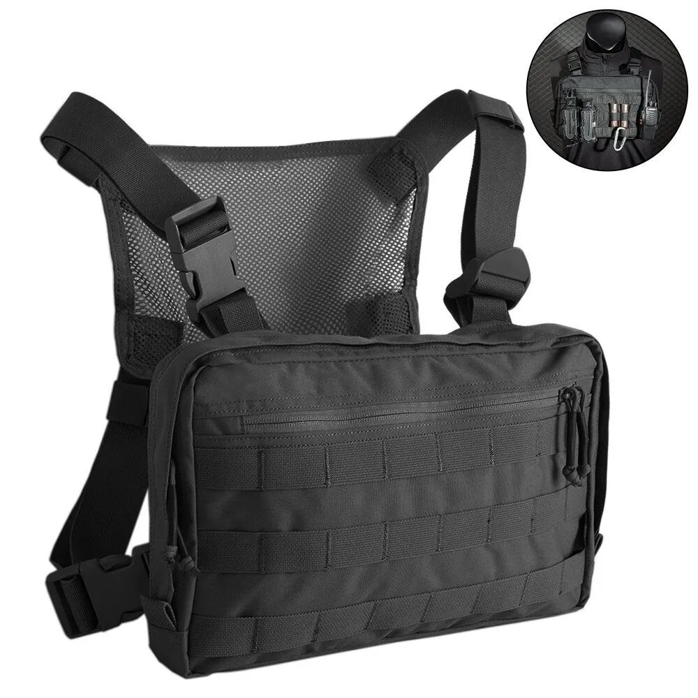 Krydex Gear Сумка тактическая, для охоты, нейлон, 20x34x20 см, Черный
