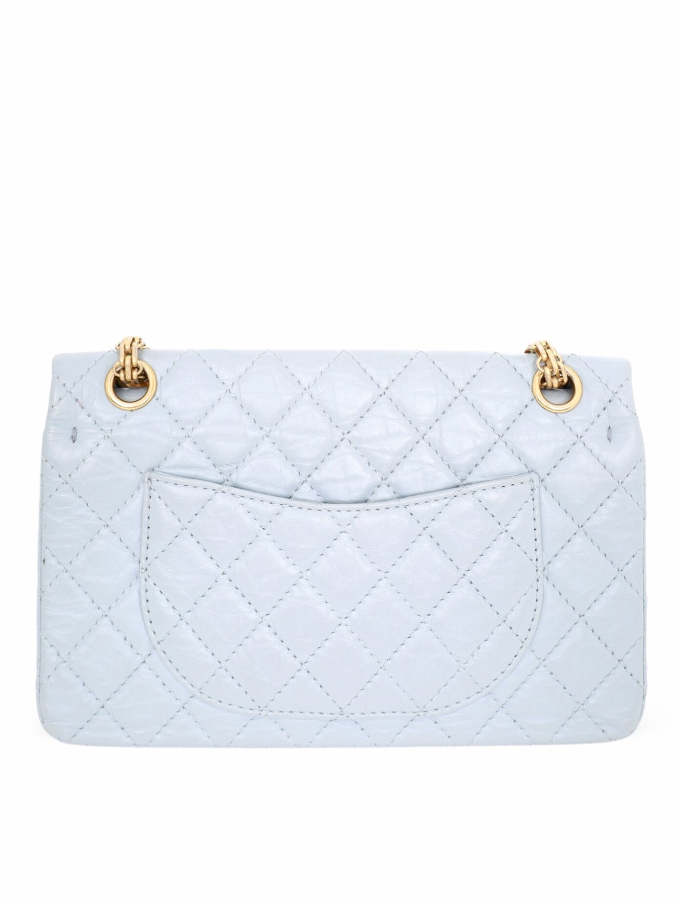 Сумка кросс-боди Chanel 2.55 Reissue, голубой — фото 1