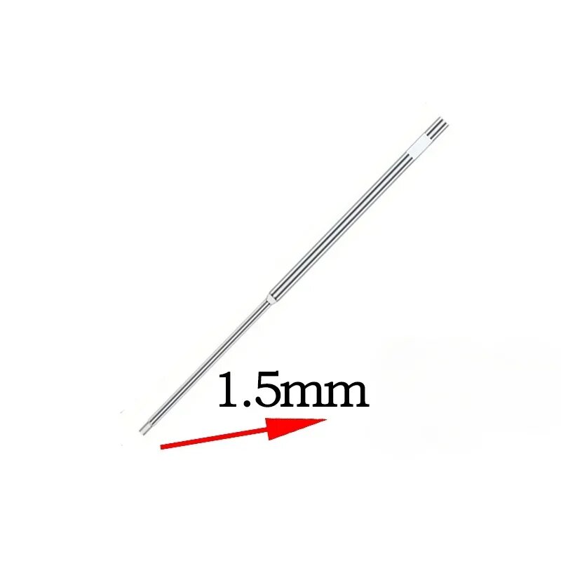 Набор шестигранных отверток из металла 1.5мм, 2мм, 2.5мм, 3мм 1.5mm