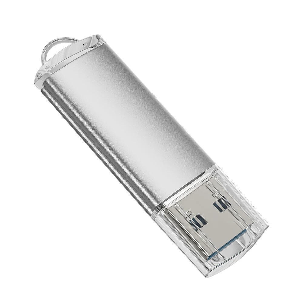 JASTER USB-флешка металлическая 32 ГБ 8 GB, Белый, WHITE