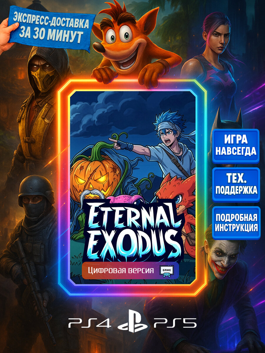 Eternal Exodus PS4/PS5 | Моментальная доставка | Английский язык | Ролевые игры