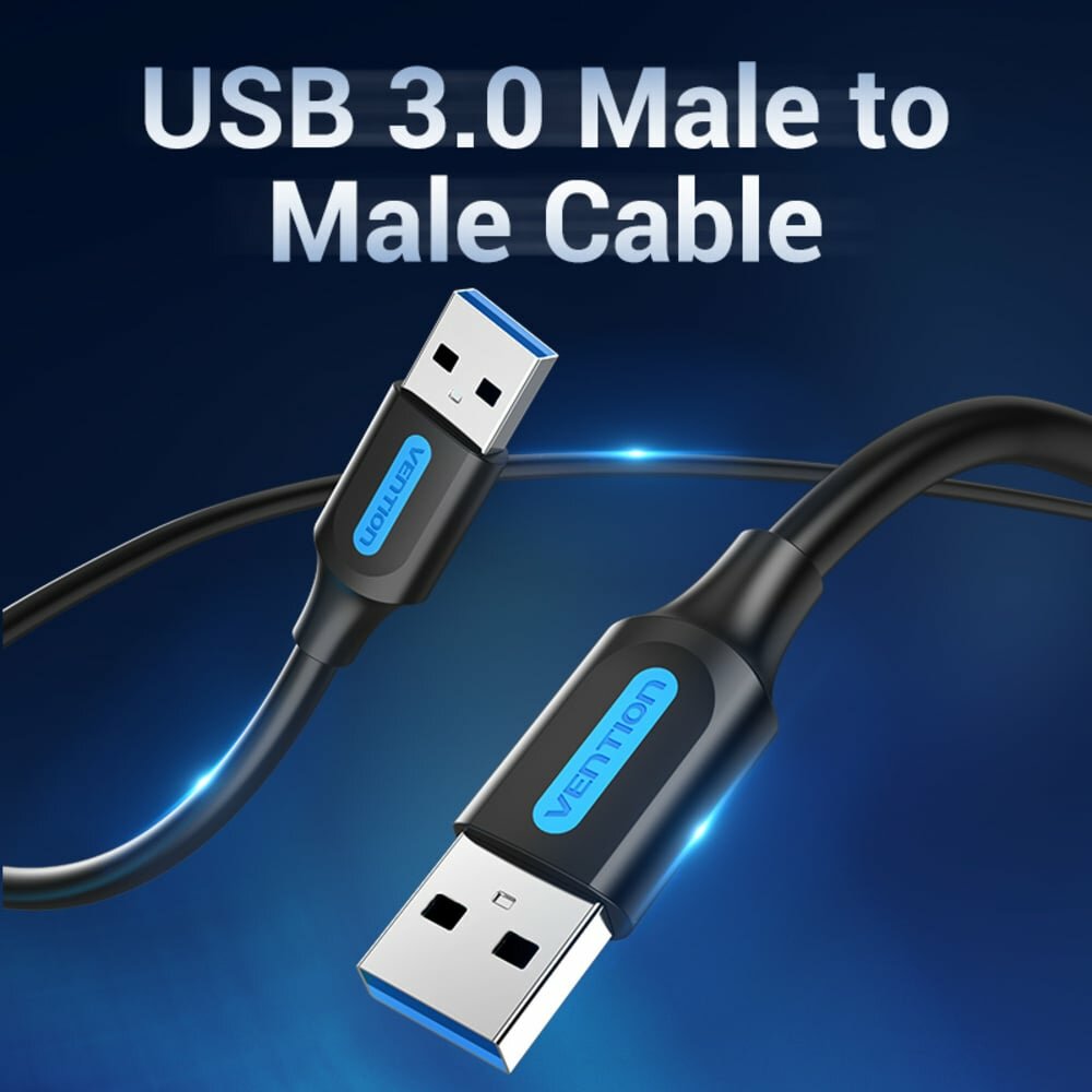 Кабель VENTION USB 3.0 AM/AM - 2м CONBH — фото 1