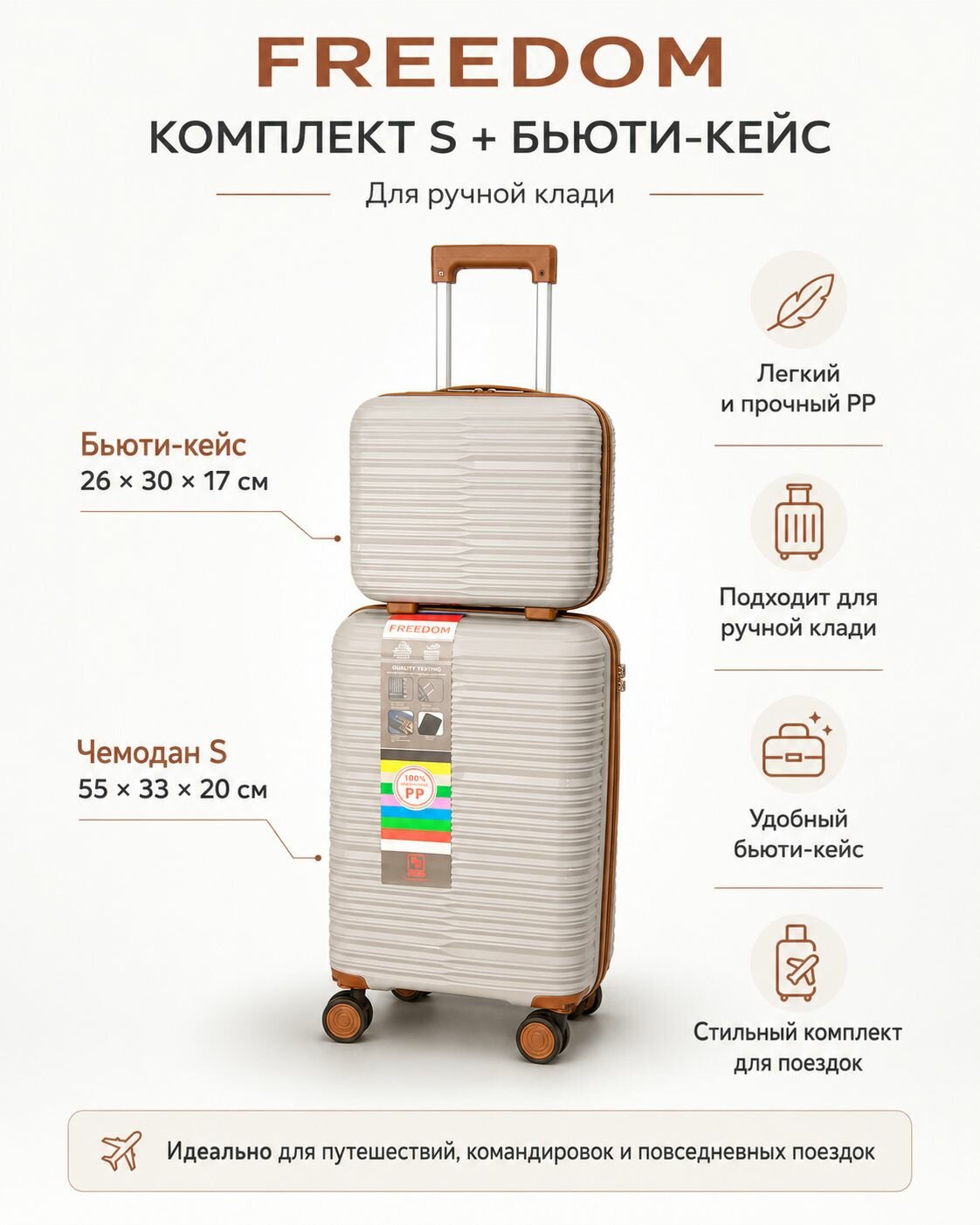Комплект чемоданов 