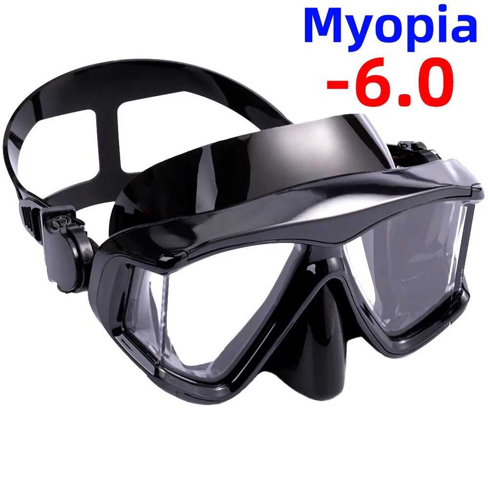 Маска для дайвинга JoyMaySun черная -6.0