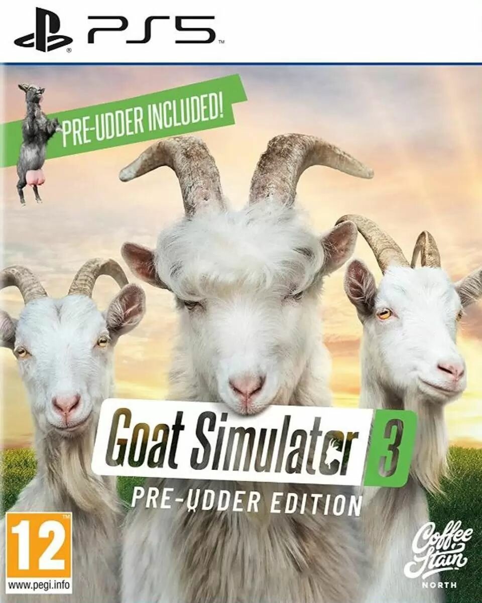 Игра Goat Simulator 3 - Pre-Udder Edition (Playstation 5, Playstation 5 Pro, русские субтитры) Диск для PS5
