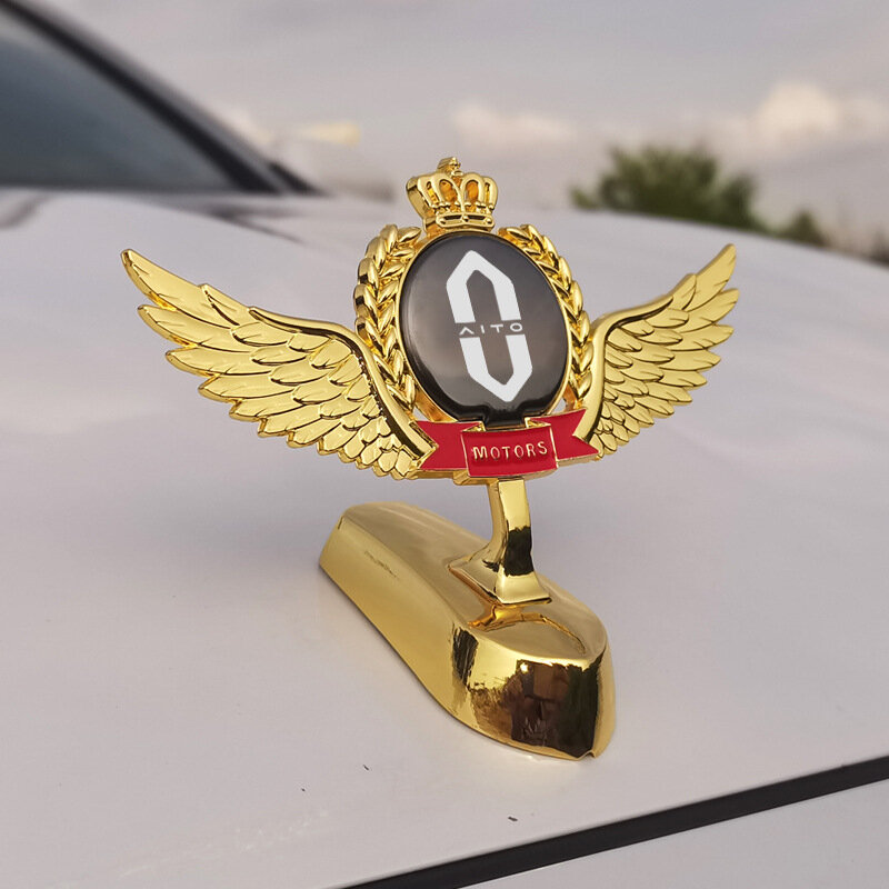 Наклейки с эмблемой Wenjie M7M5, детали для модификации внешнего вида автомобиля Huawei, декоративные аксессуары, крылья, передний капот, экстремальная модификация.