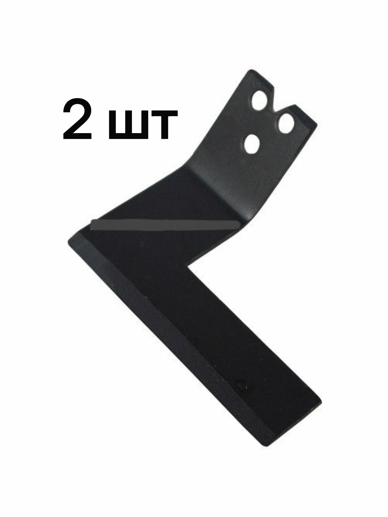 Нож-отсекатель лески защитного кожуха бензокосы и триммера Г-образный - 2 шт.