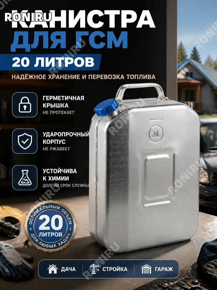 Канистра для ГСМ, 20 л